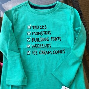 Gymboree | Other | Toddler Boy Checklist Tee | Poshmark